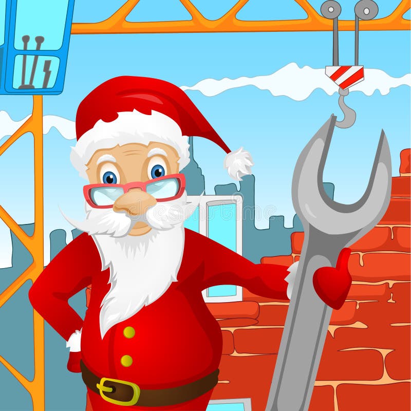 Hard Hat Santa Stock Illustrations – 239 Hard Hat Santa Stock ...