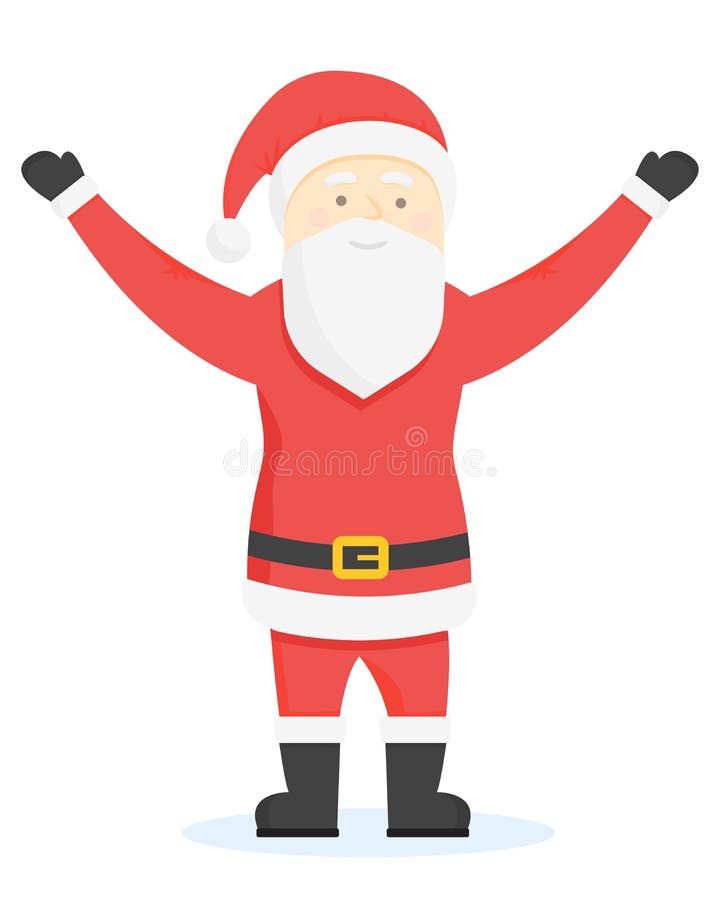 Santa Claus Cartoon Style Characters. Vector Illustration Stock ...