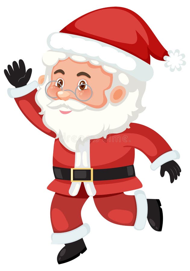 A santa claus character stock vector. Illustration of winter - 128397139