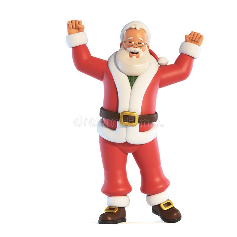 Santa Cheering Stock Illustrations – 109 Santa Cheering Stock ...