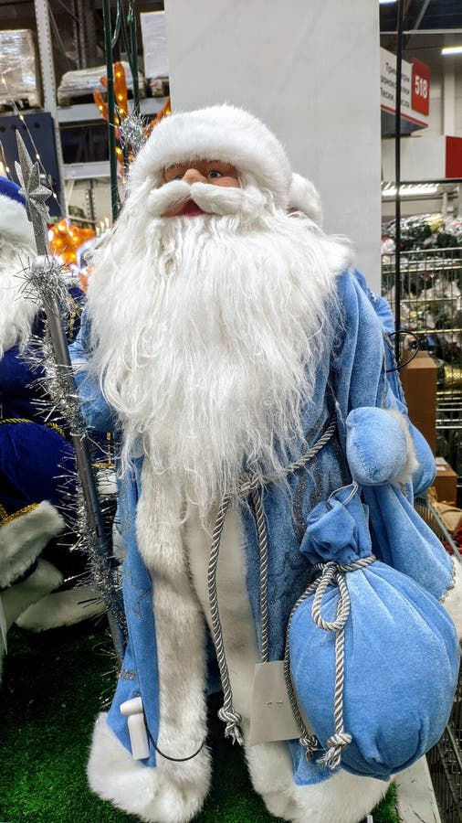 Santa Claus close up stock image. Image of claus, hairstyle - 236060321