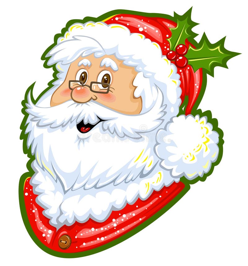 Winking Santa Clipart Pixel