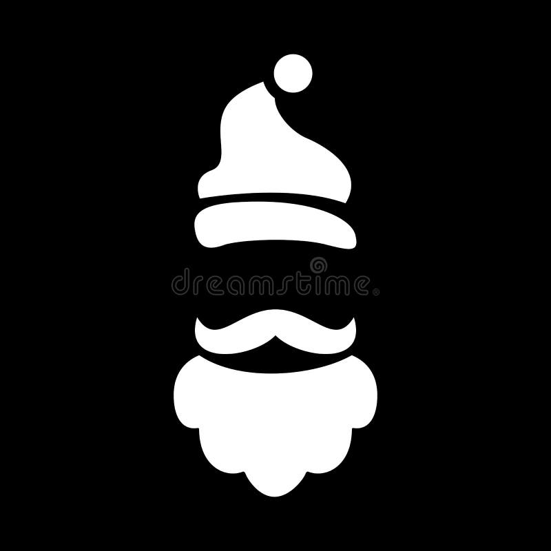 Santa Claus Costume Icon, Simple Style Stock Vector - Illustration of ...