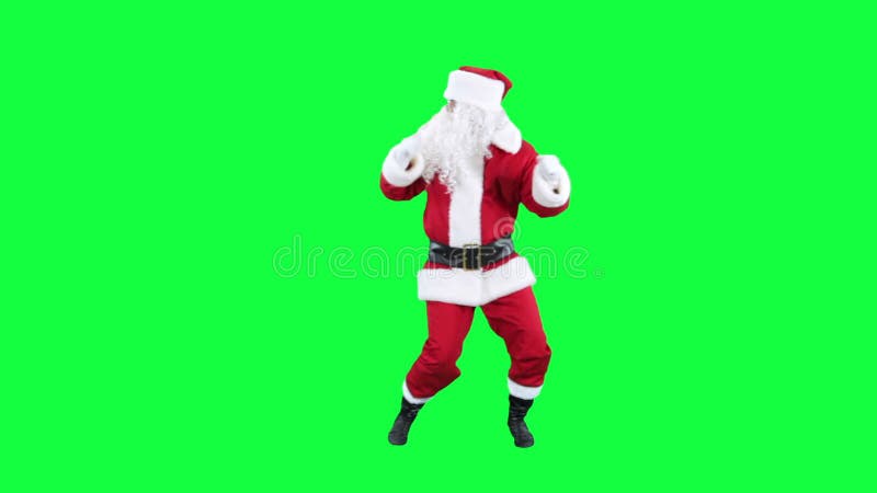 Santa Claus Funny Pilot Chroma Key (green Screen) Stock Footage - Video ...