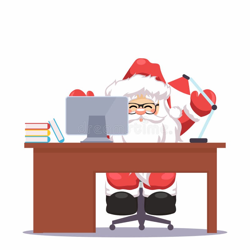 Santa Desk Stock Illustrations – 1,101 Santa Desk Stock Illustrations ...