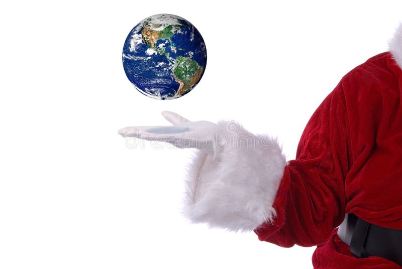 Santa earth stock image. Image of earth, santa, celebration - 1573247