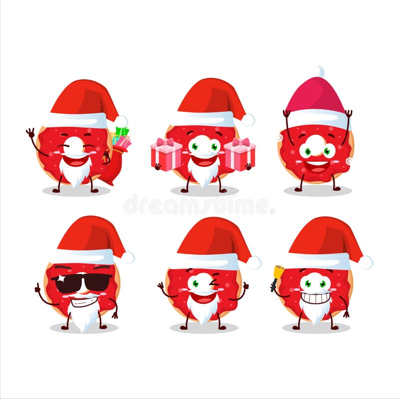 Raspberry Donut Cartoon Character with Sad Expression Stock ...