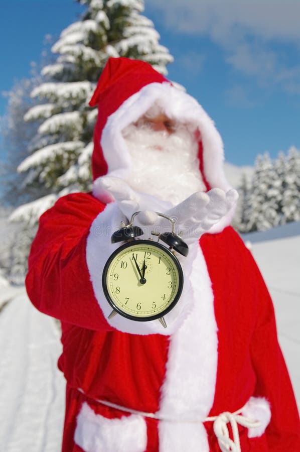 Santa Claus stock image. Image of mountain, outdoor, gift - 45946215