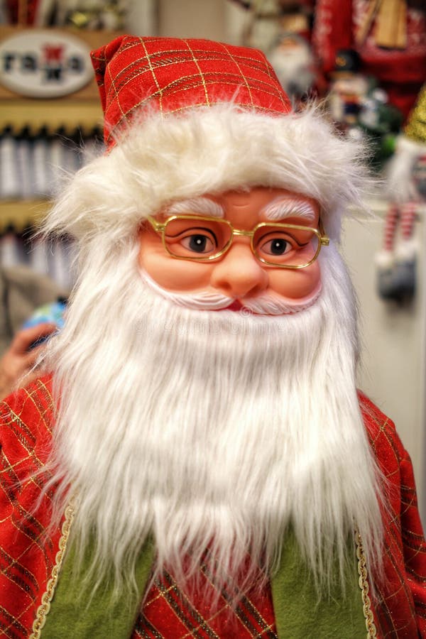 Santa Claus Figurine Close Up Stock Photo - Image of figurine, santa ...