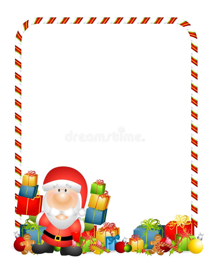 Santa Claus Border Clip Art