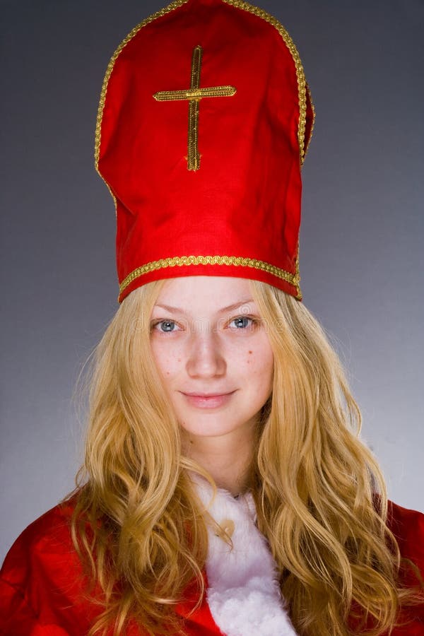 Santa Claus Girl stock photo. Image of little, merry - 11658418