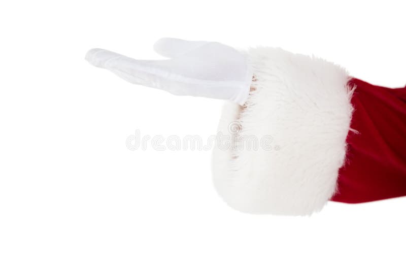 Santa Claus open hand stock image. Image of luxury, festive - 27812579