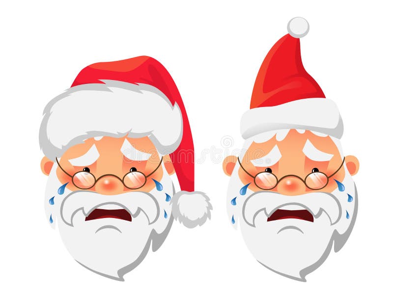 Crying Santa Claus Stock Illustrations – 185 Crying Santa Claus Stock ...