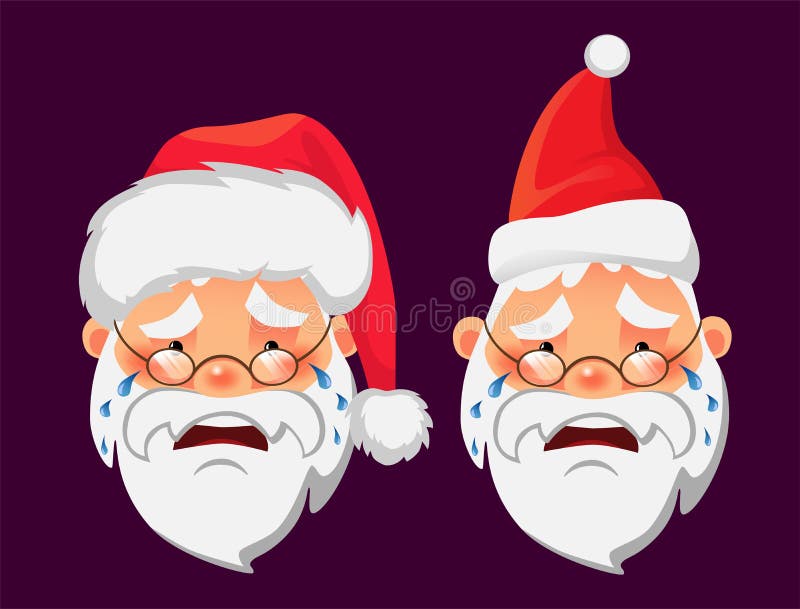 Crying Santa Claus Stock Illustrations – 185 Crying Santa Claus Stock ...