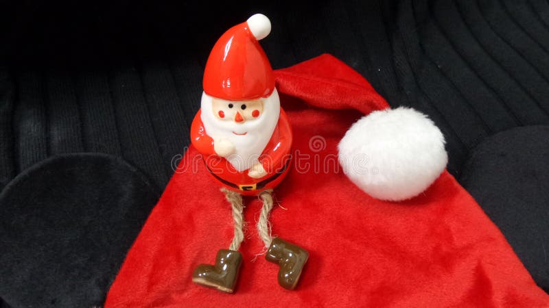 Santa Claus with His Magic Wizard Hat Stock Photo - Image of angel ...