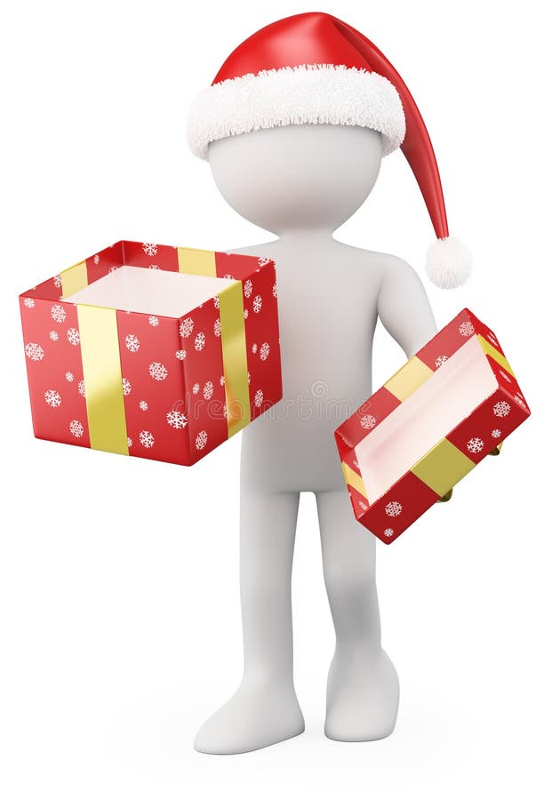 Red Santa Bag Open with Police Cartoon Stock Vector - Illustration of ...