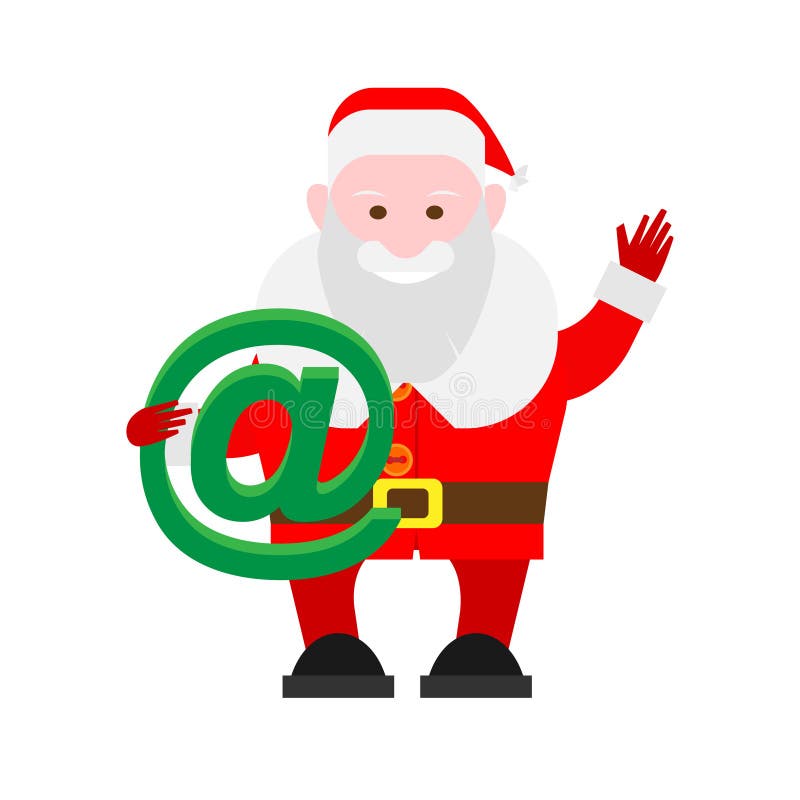 Claus Email Santa Stock Illustrations – 317 Claus Email Santa Stock ...