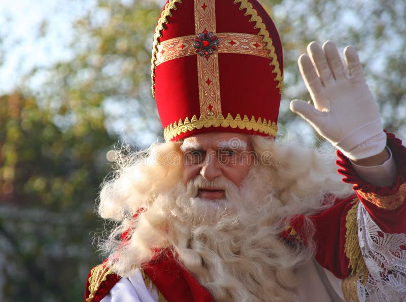 Santa Claus in Holland editorial stock photo. Image of bishop - 11862378