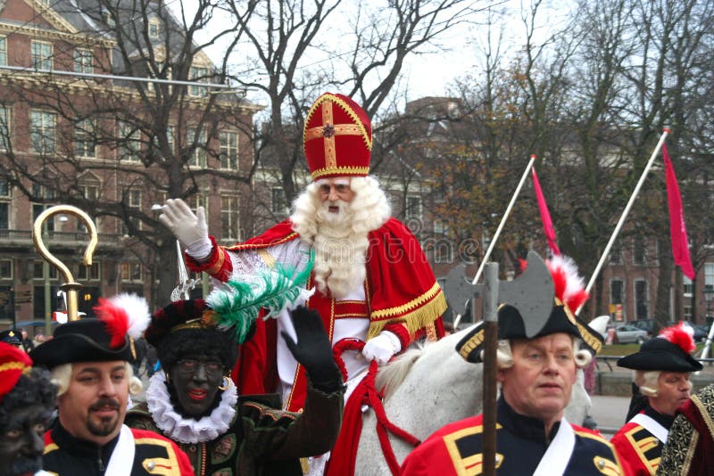 Santa Claus Comes To Holland Stock Image - Image of crowd, santa: 1848639