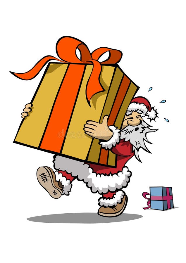 Sweating Santa Claus Stock Illustrations – 19 Sweating Santa Claus ...