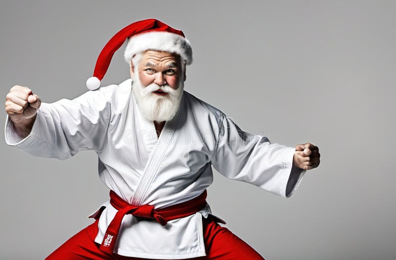 Santa Claus in a Karate Suit at 8-10-2024 Editorial Image ...