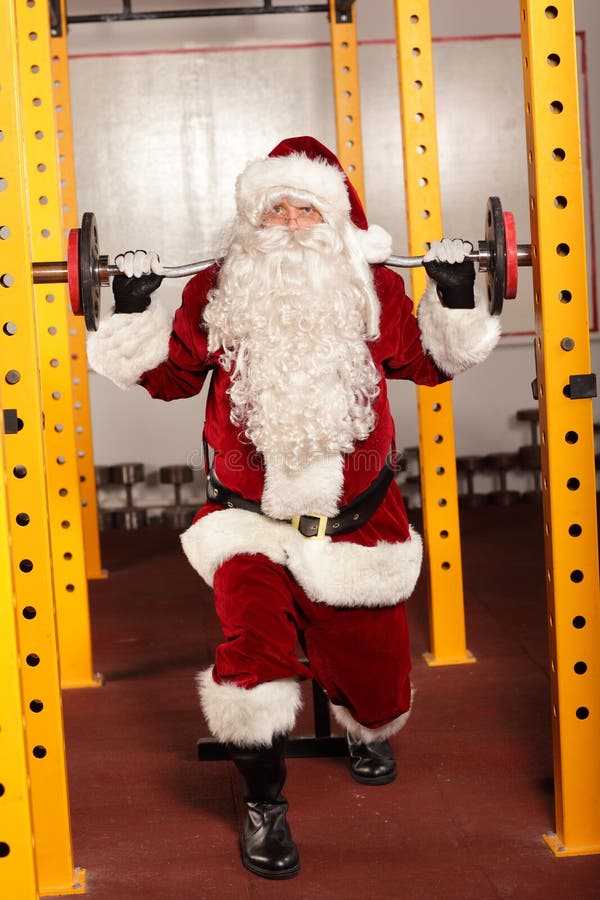 145 Santa Claus Lifting Weights Gym Stock Photos - Free & Royalty-Free ...
