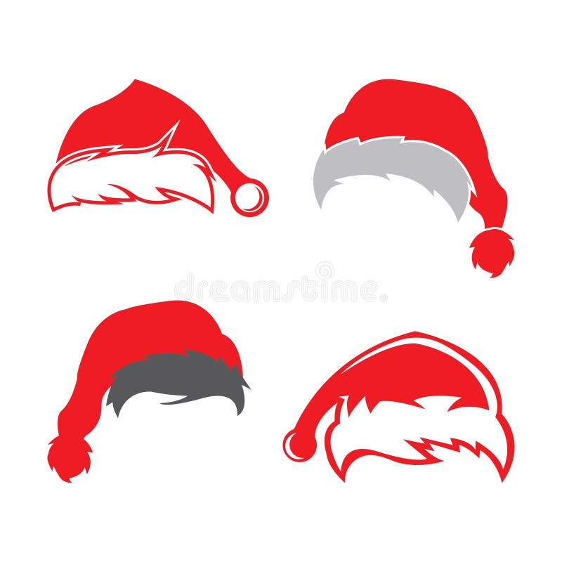 Santa Claus Logo Vector Illustration Template Design Stock Vector ...