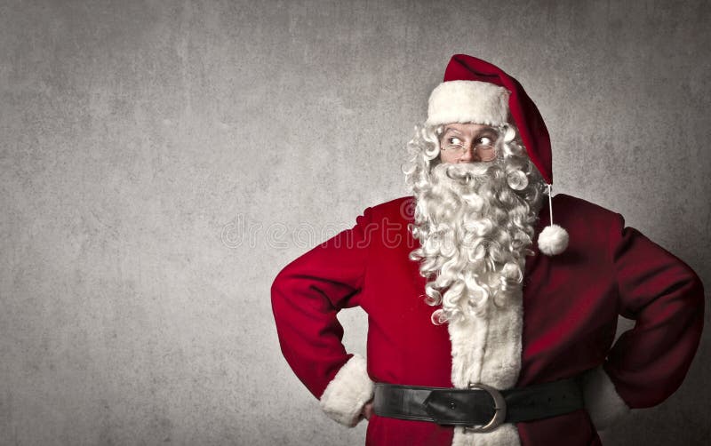 Santa Claus Look stock photo. Image of winter, texture - 27689482