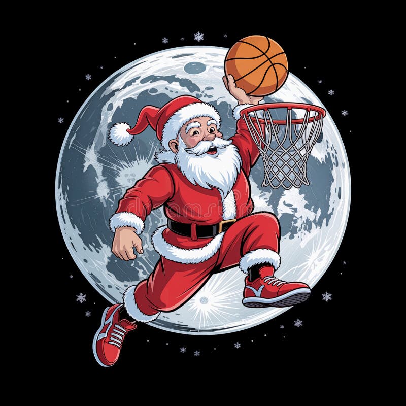 Santa Basketball Stock Illustrations – 674 Santa Basketball Stock ...