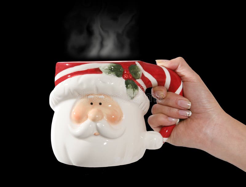 Santa Claus Mug stock photo. Image of festivity, december - 1413644