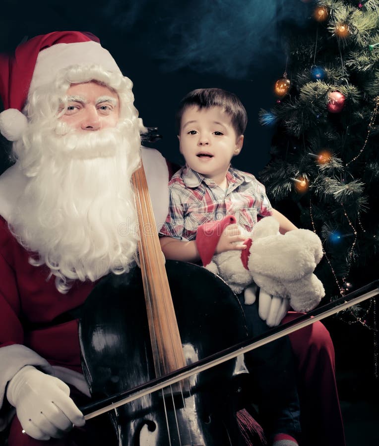 Father Helping His Little Son Get Dressed. Stock Photo - Image of ...