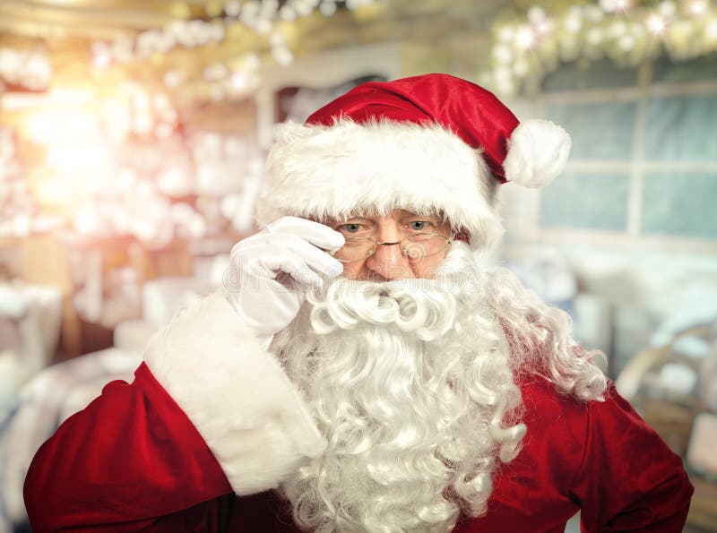 Santa claus portrait stock photo. Image of gift, face - 62511346