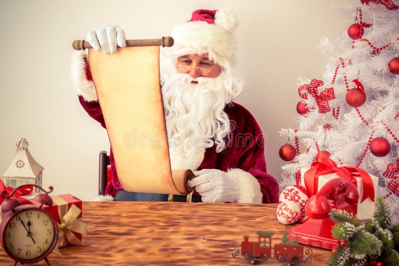 520 Santa Claus Scroll Paper Stock Photos - Free & Royalty-Free Stock ...