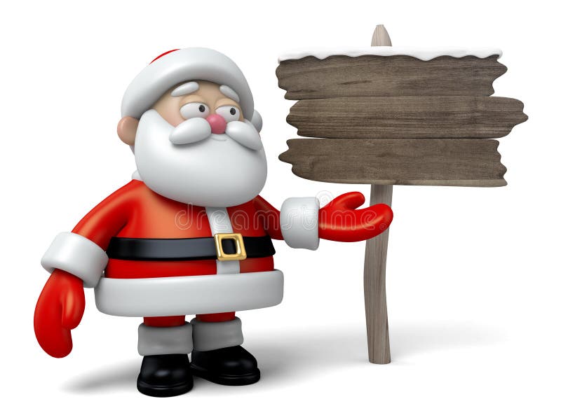 The Santa Claus stock illustration. Illustration of message - 78806514