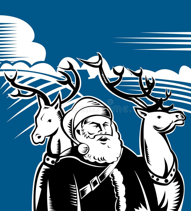 Rudolph Running Stock Illustrations – 66 Rudolph Running Stock ...
