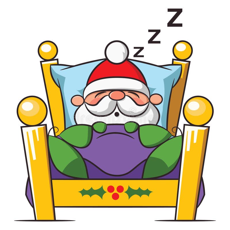 Sleeping Santa Stock Illustrations – 588 Sleeping Santa Stock ...