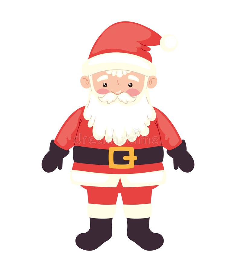 Santa claus standing stock vector. Illustration of design - 284006277