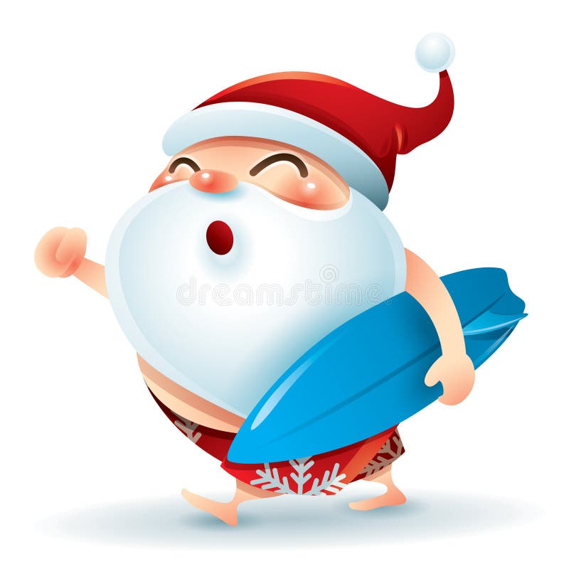 Santa Swimming Stock Illustrations – 467 Santa Swimming Stock ...