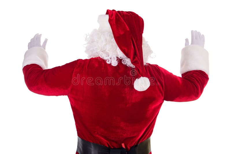 Santa Claus with Huge Bag of Presents Stock Image - Image of hold, huge ...