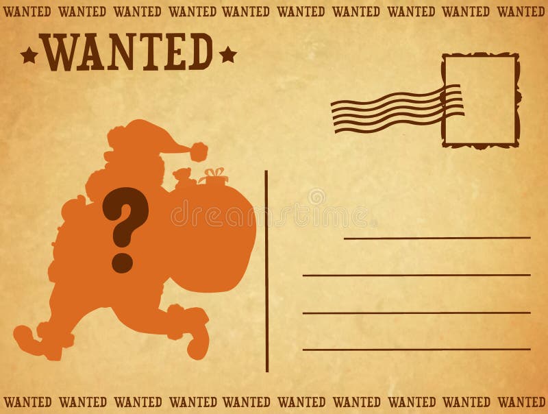 Wanted Santa Poster Stock Illustrations – 28 Wanted Santa Poster Stock ...
