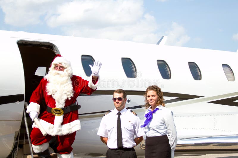 Santa Claus Waving Good Bye Stock Photo - Image of portrait, santa ...