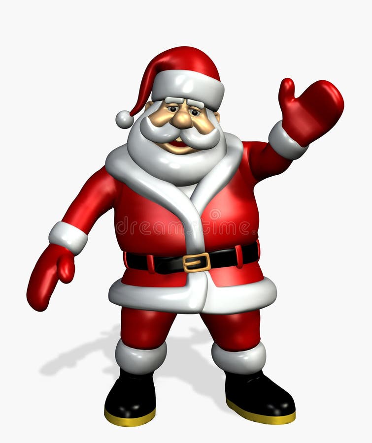 Santa Waving Stock Illustrations – 5,167 Santa Waving Stock ...