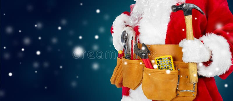 Santa Claus Tool Belt Stock Photos - Download 57 Royalty Free Photos