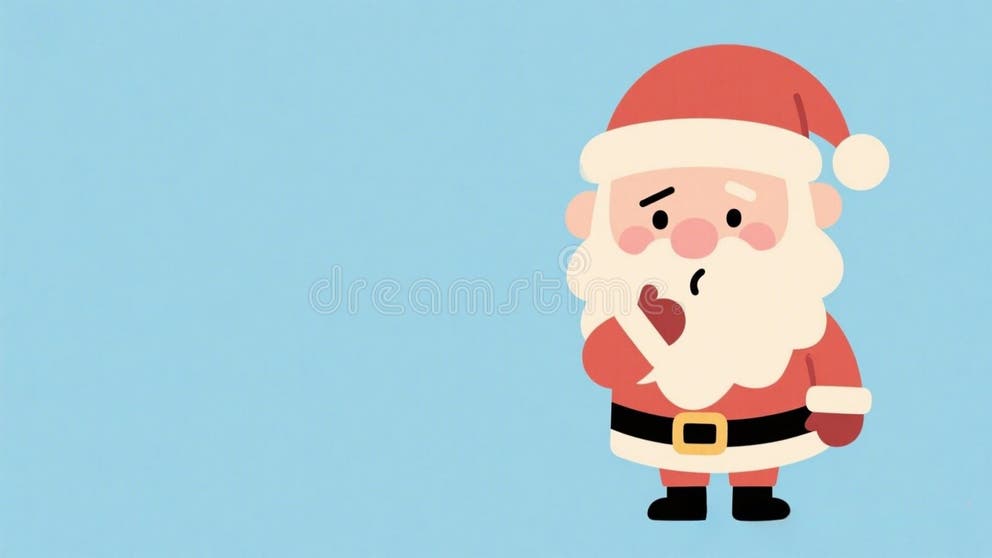 Santa Thinking Stock Illustrations – 921 Santa Thinking Stock ...