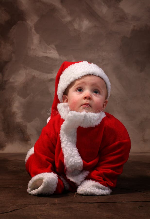 Santa clause baby stock image. Image of tide, xmas, toddler - 1542059