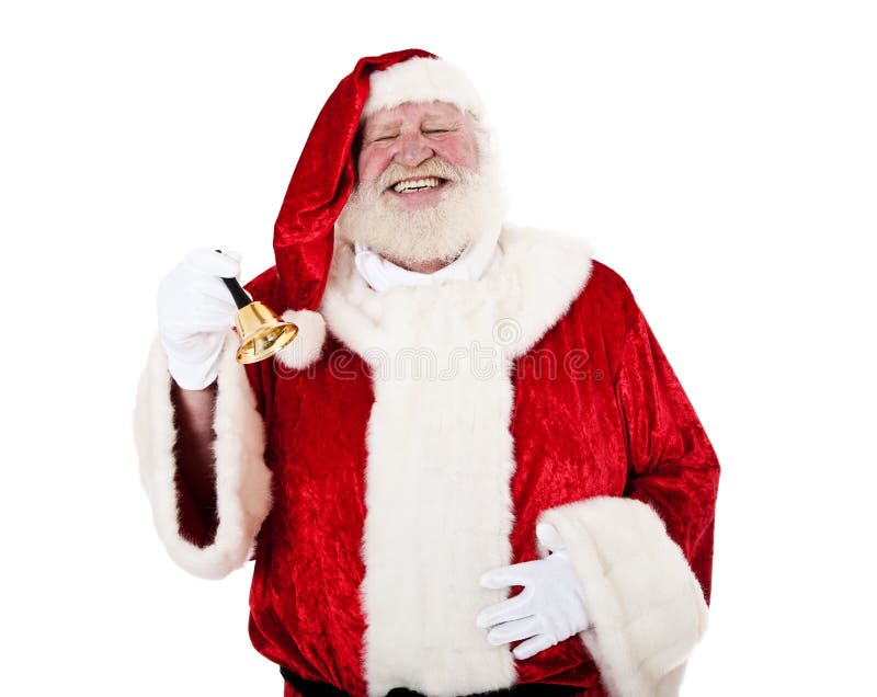 Santa Clause ringing bell stock image. Image of autentic - 46722621