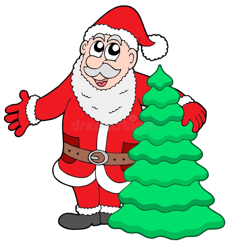 Santa Face stock illustration. Illustration of santas, holiday - 663460