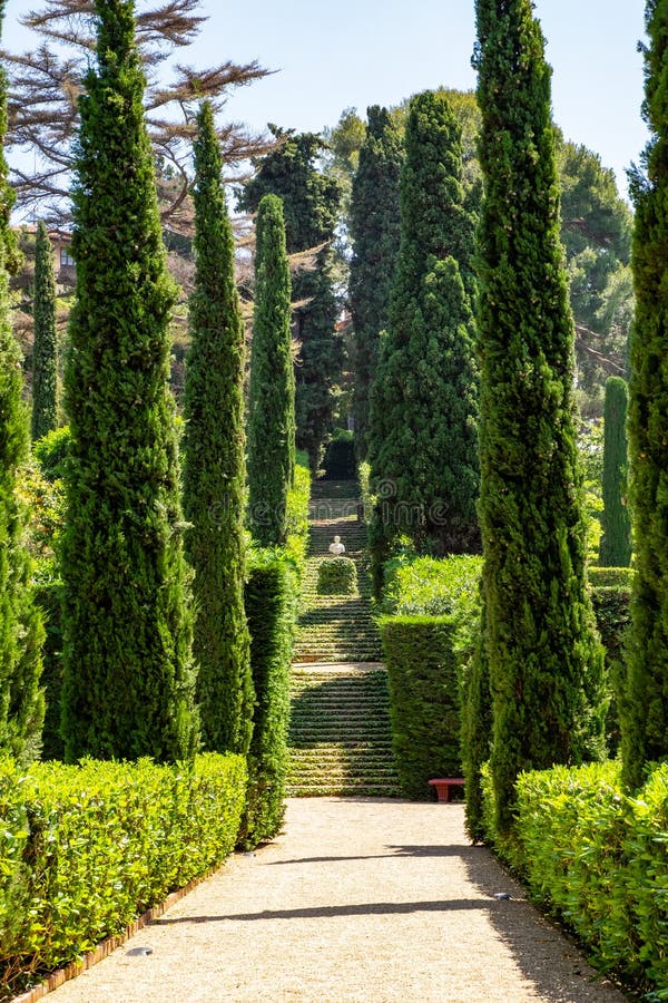 Santa Clotilde Gardens in Lloret De Mar, Catalonia, Spain Stock Image ...