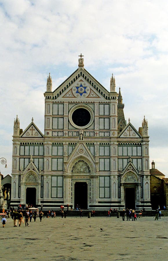 Santa Croce Church, Firenze, Italy Editorial Stock Image - Image of ...