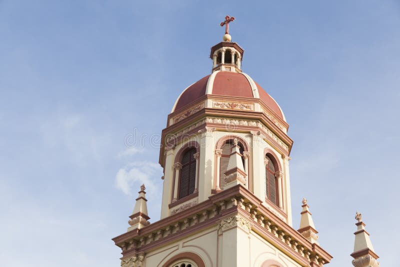 Santa Cruz Church stock photo. Image of blue, historic - 55631842